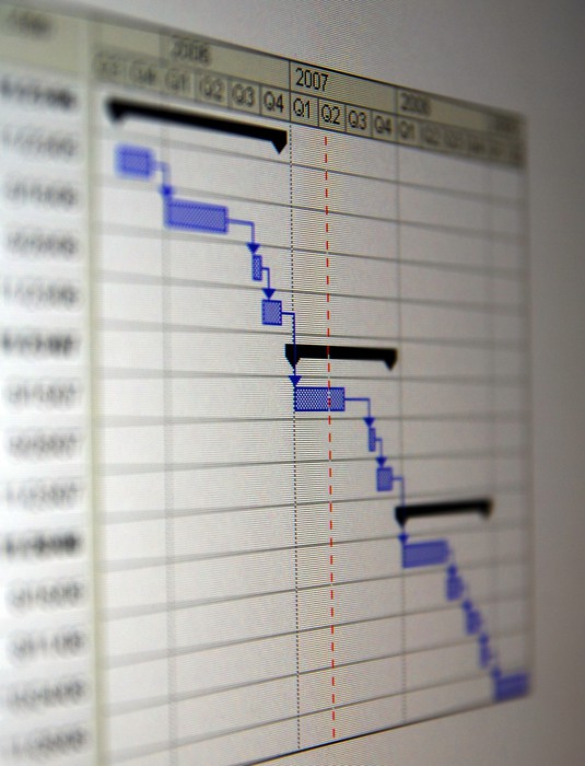 Gantt chart Wall Mural • Pixers® • We live to change