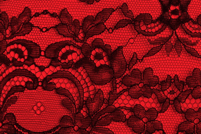 Fotomural Fina textura de encaje negro y rojo • Pixers® - Vivimos para ...