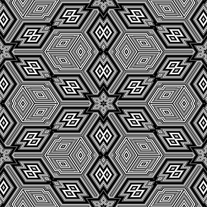 Carta da Parati Seamless texture 3d con figure geometriche • Pixers ...