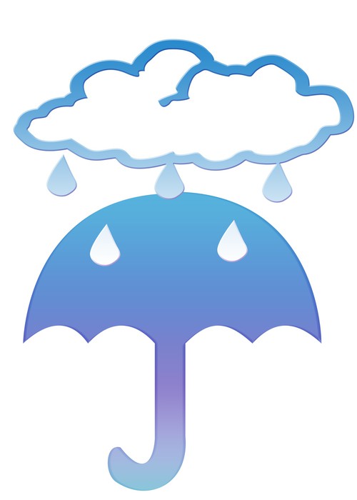 Umbrella Rain Cloud Clip Art