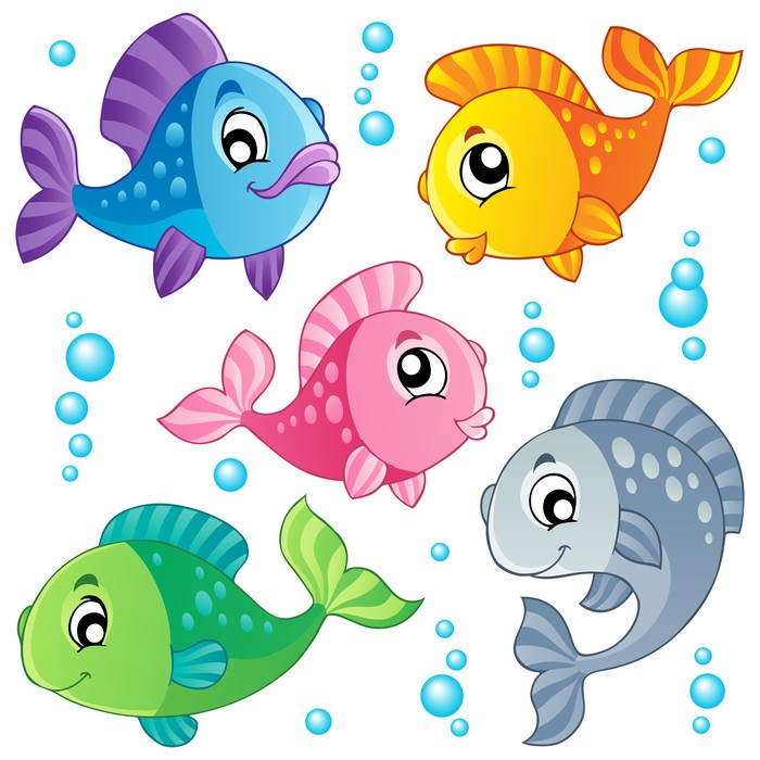 Vinilo Pixerstick Varios peces colección cute 3 • Pixers® - Vivimos ...