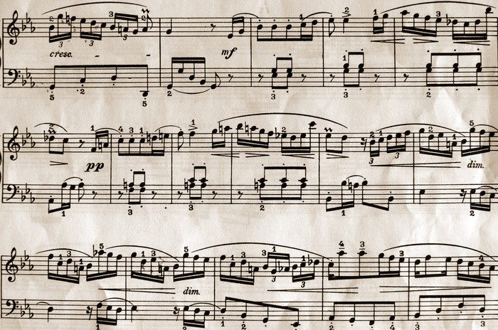 Papier peint Musique, partitions, notes de musique • Pixers® - Nous ...