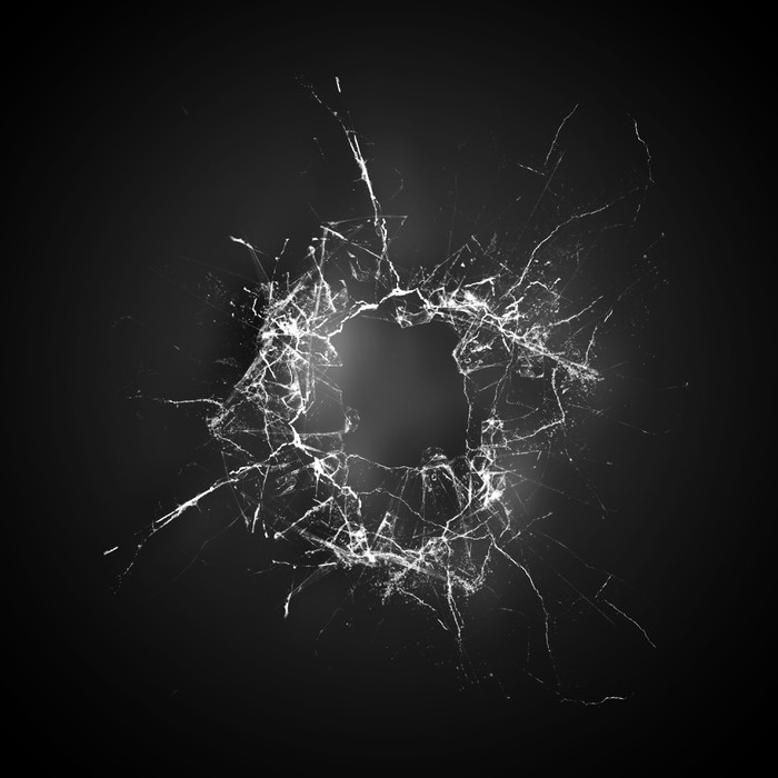 Adesivo Vetro rotto • Pixers® - Viviamo per il cambiamento