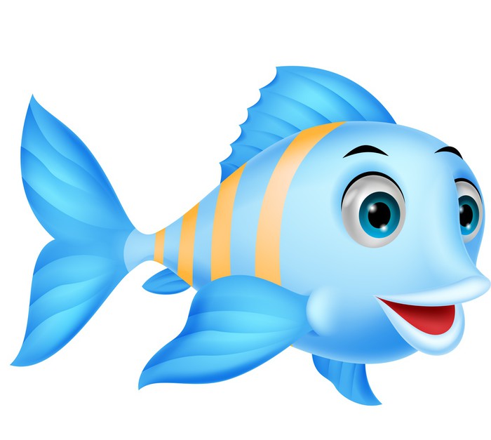 Cute fish cartoon Sticker • Pixers® • We live to change