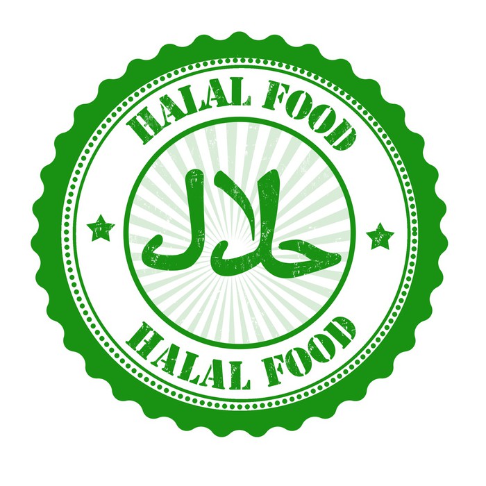 Sticker Timbre de la nourriture halal • Pixers® - Nous vivons pour changer