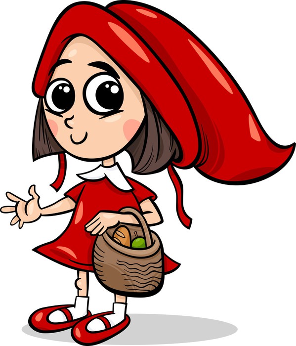 Little Red Riding Hood Cartoon Characters