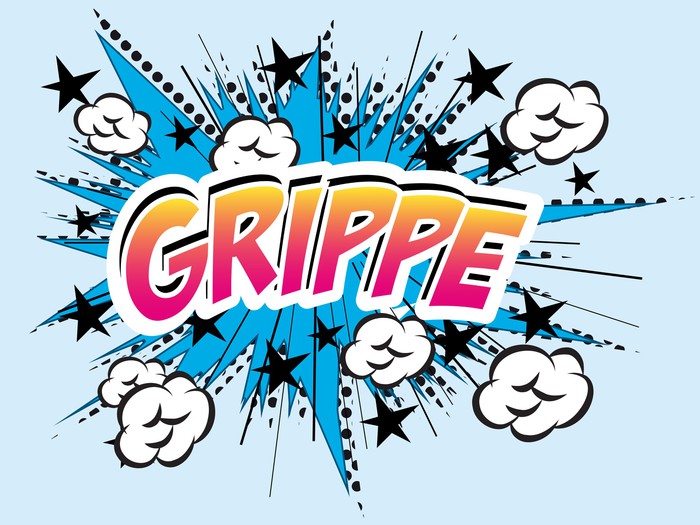 Tableau sur Toile Grippe comics de la grippe • Pixers® - Nous vivons ...